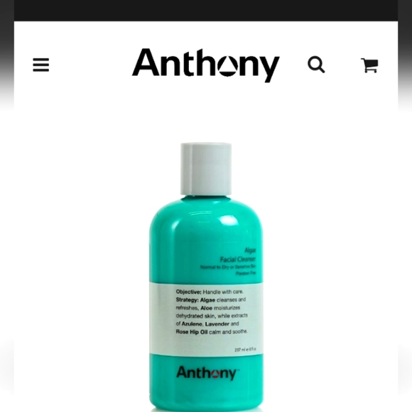 Anthony | Skincare | Anthony Algae Facial Cleaner | Poshmark